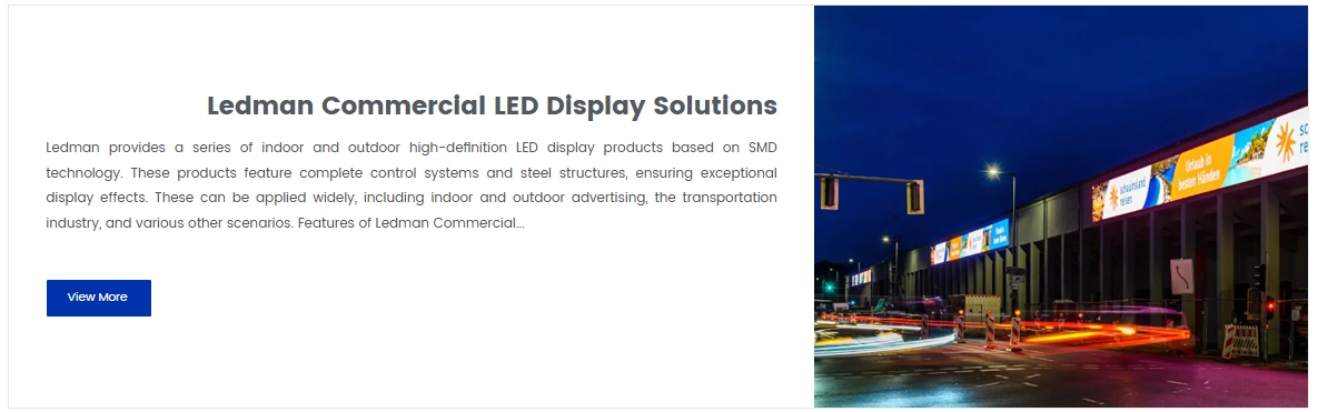 LEDMAN จอแสดงผล LED UHD ชั้นนำของโลก - Mindvision Thailand